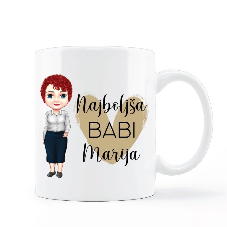 Najboljša BABICA, avatar skodelica - SlikaOblika