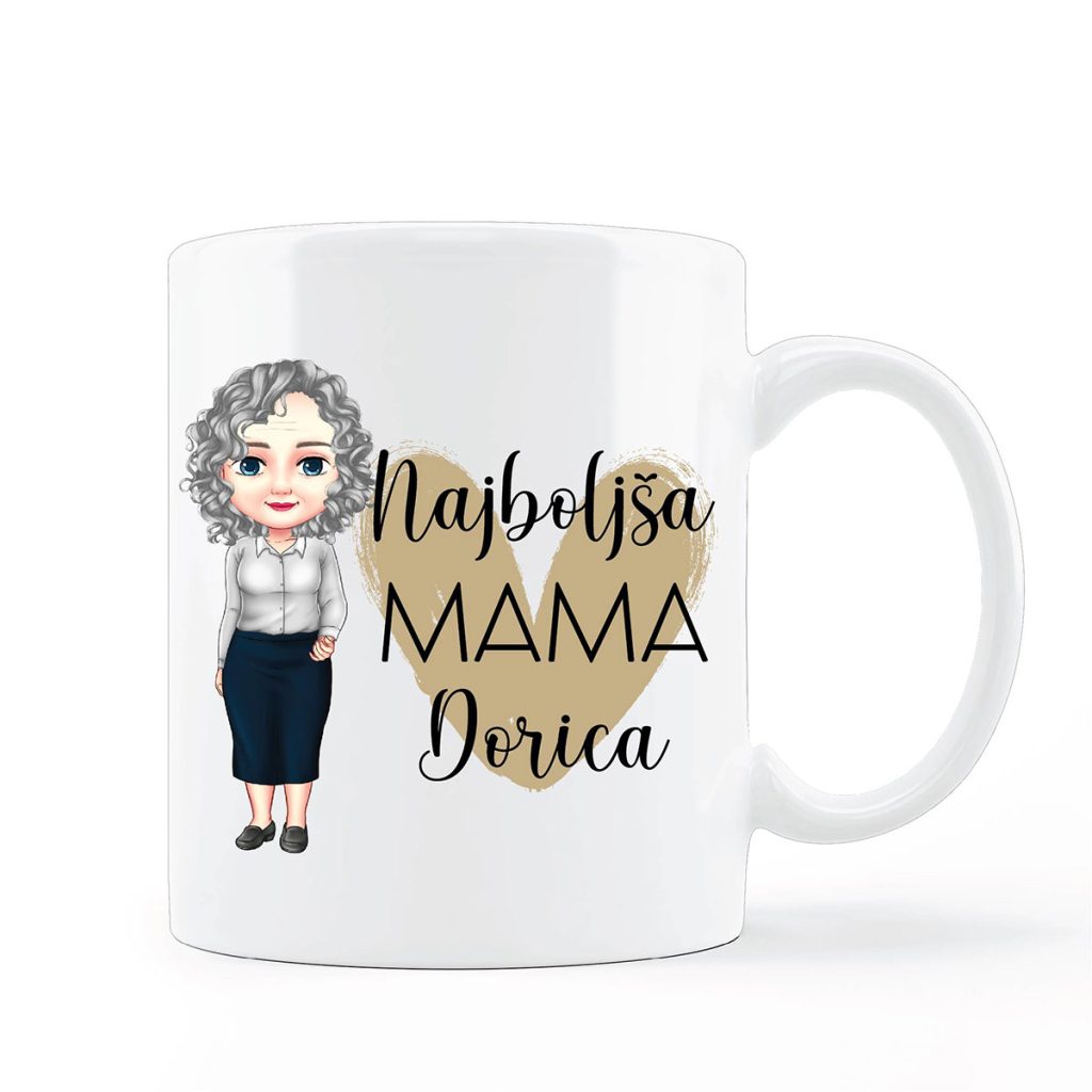 Najboljša BABICA, avatar skodelica - SlikaOblika